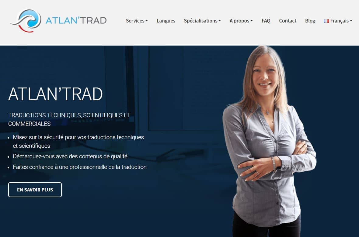 Nouveau site internet - ATLAN'TRAD